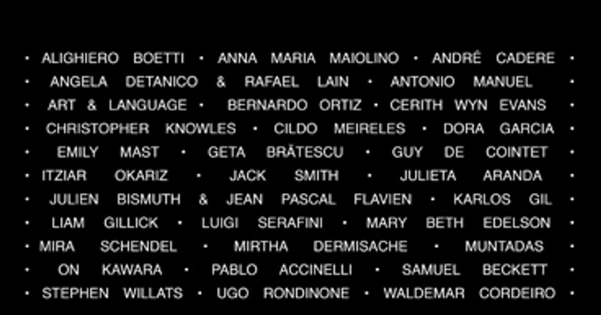 Secret Codes(Códigos Secretos) - Announcements - e-flux