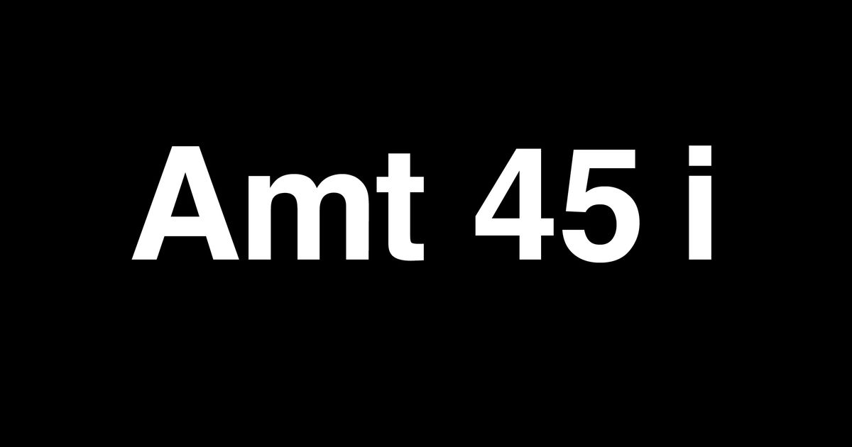 Cameron Rowland: Amt 45 i - Announcements - e-flux
