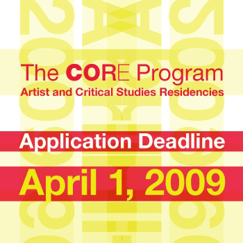 Core Program: Call for Applications - Announcements - e-flux